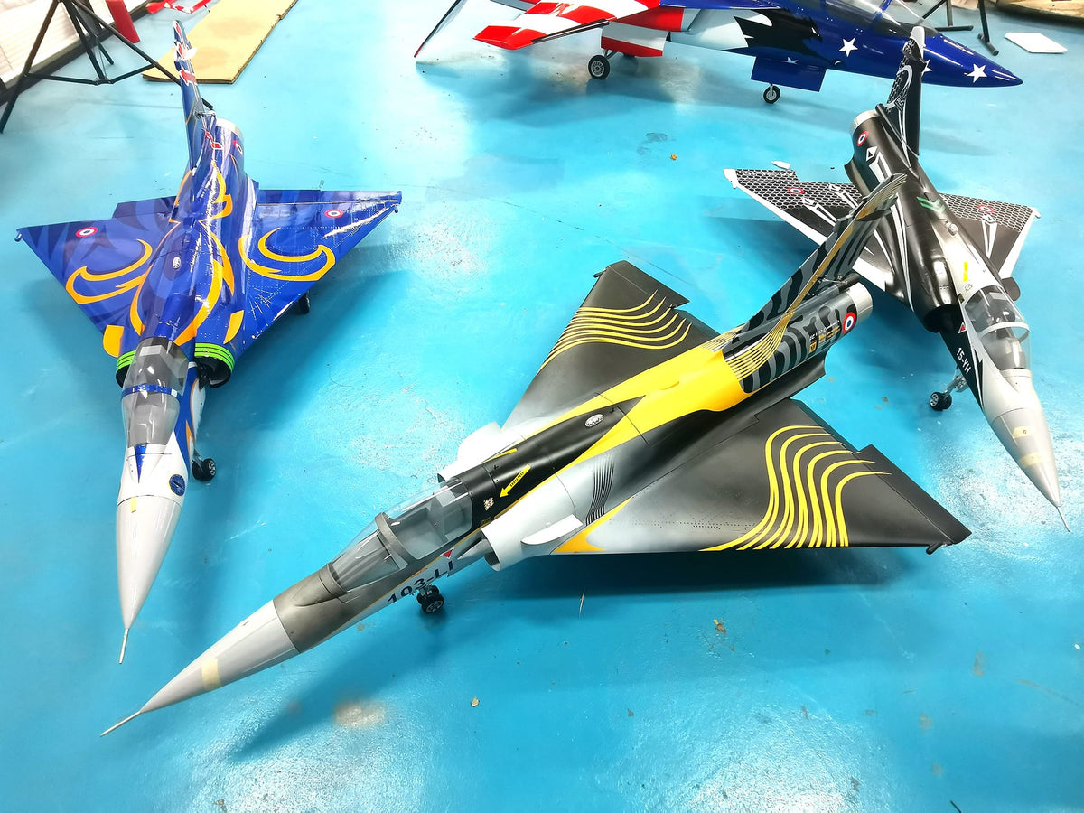 XSRC 2M Class HIGH PERFORMANCE Mirage Turbine Jet PNP w/ THRUST VECTOR| XSRC Jets