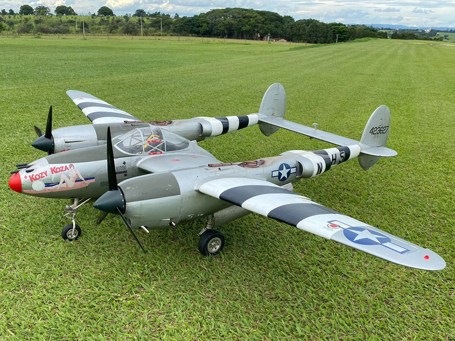 3.1m P-38 Lightning Twin Engine PNP with Retracts, Lights and Servos ...
